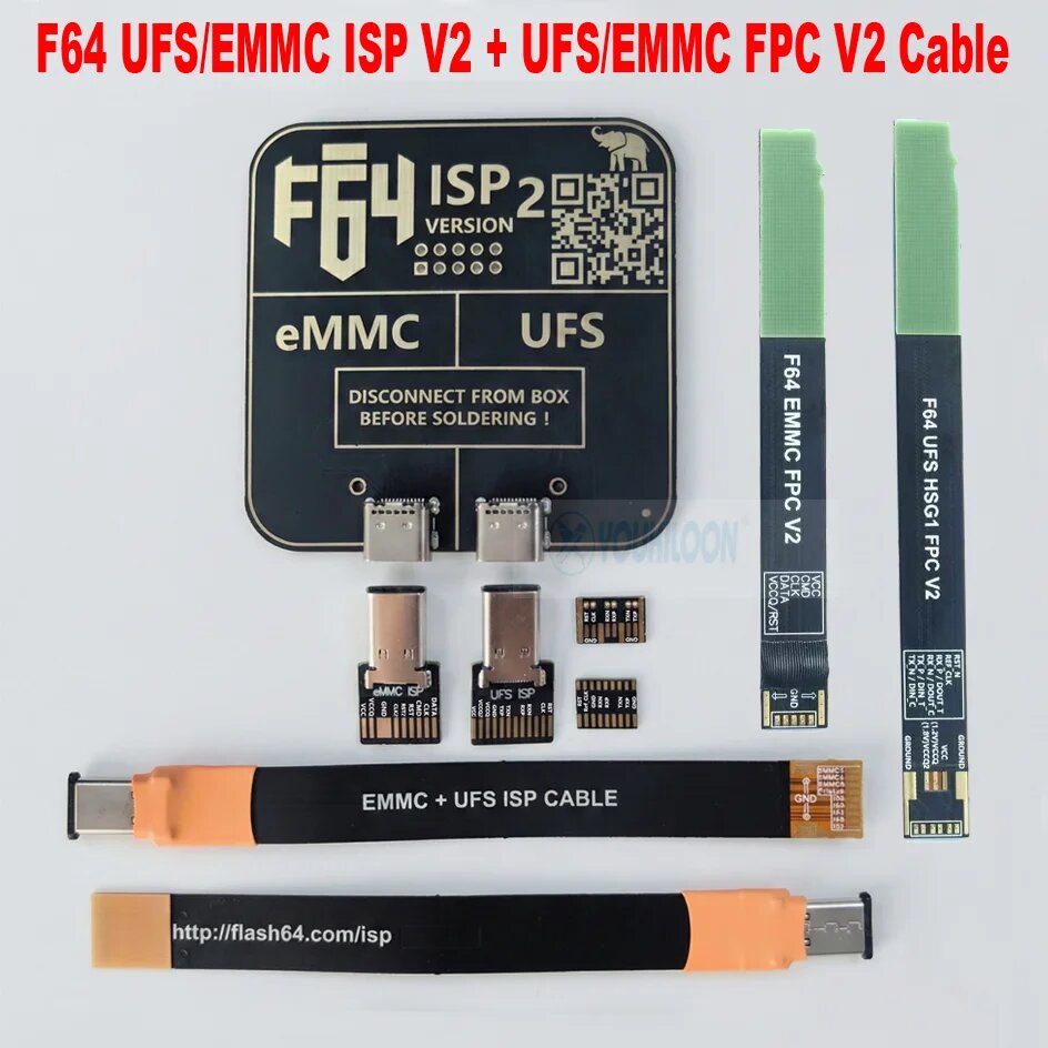 Кабель F64 UFS/EMMC ISP V2, F64 ISP STE