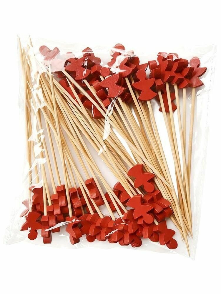 Рождественских фруктовых бамбуковых палочек