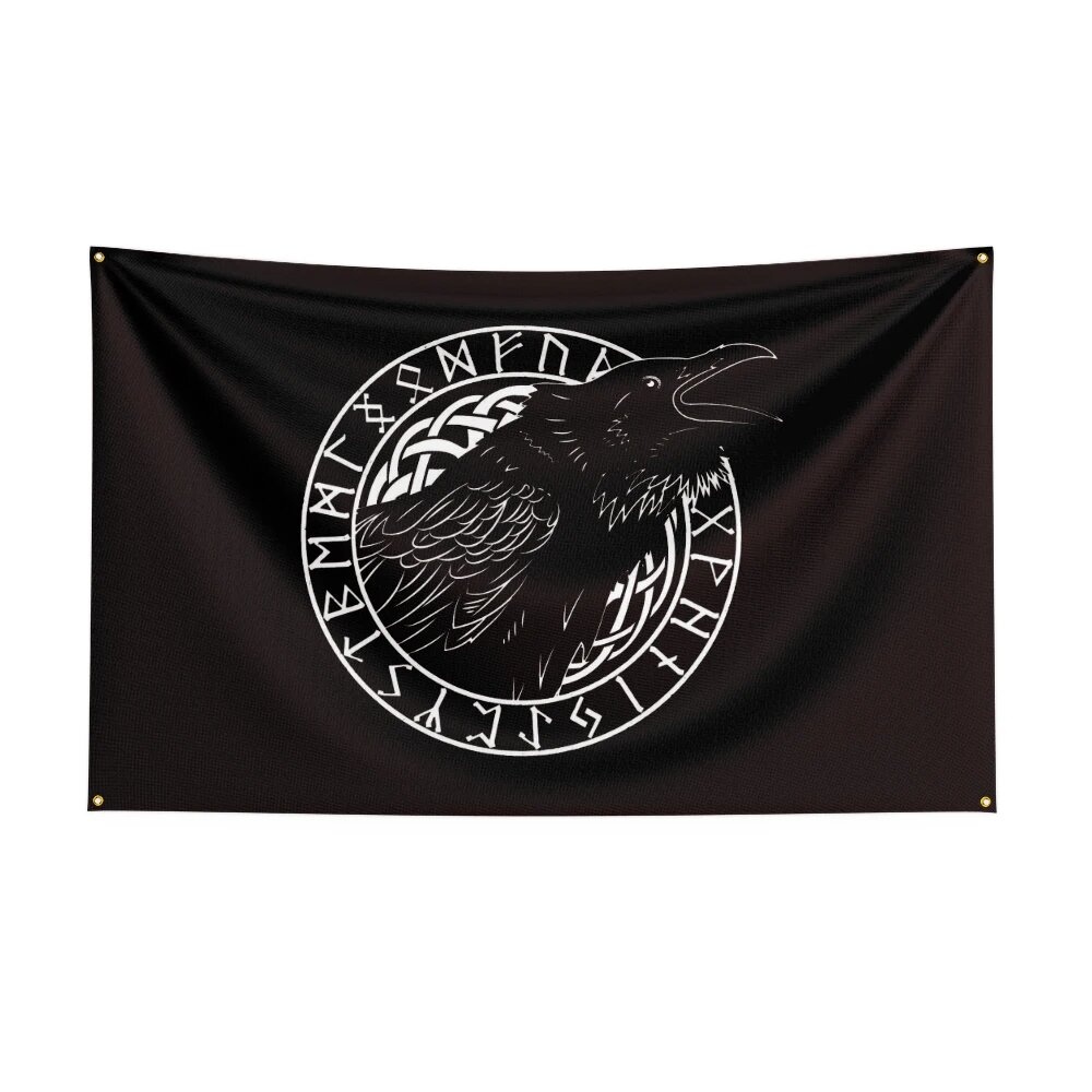 Фотофлаг Викинги 3х5 футов Черный, 60 х 90 см, J
