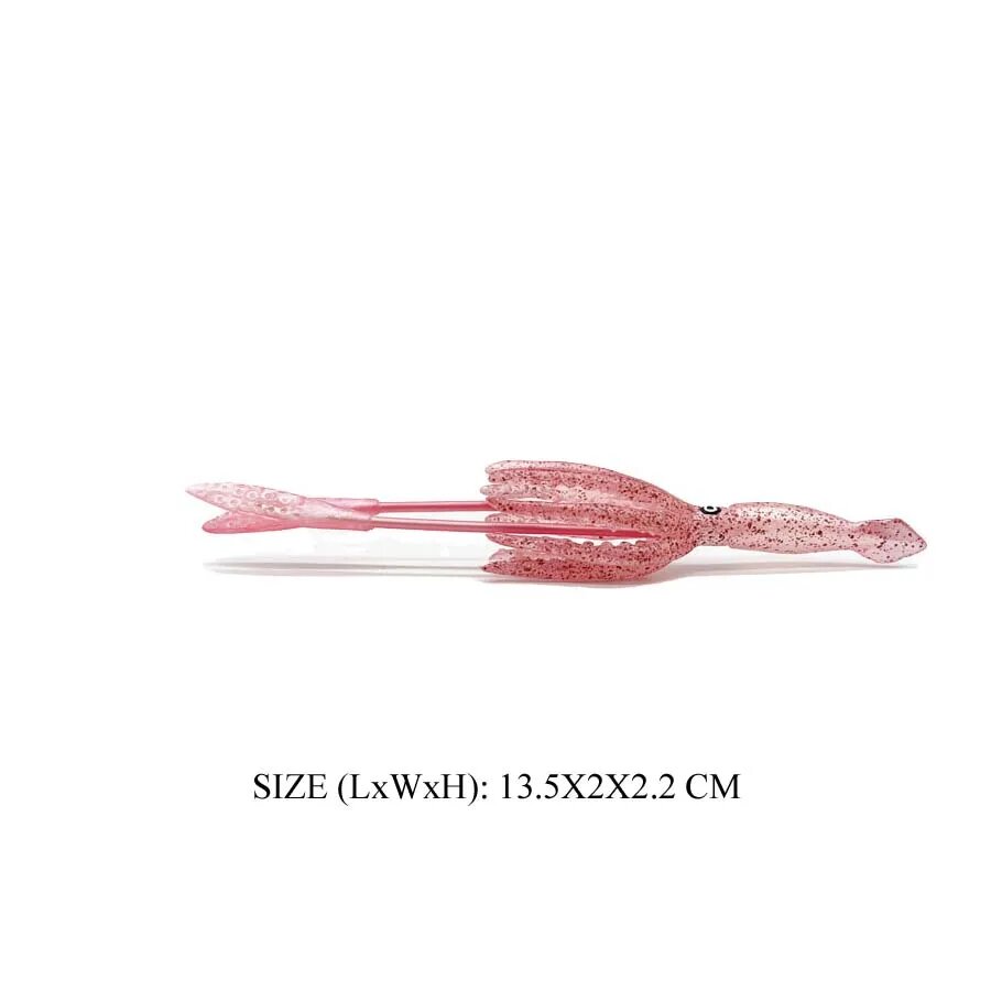 Фигурки морских животных LADOFIGURES Розовый, squid-15
