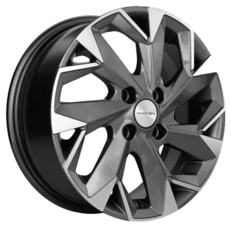 Диск колесный Khomen Wheels KHW1508 (Lada Granta) 6,0x15 4x98 Dia58.6 ET35 цвет Gray-FP
