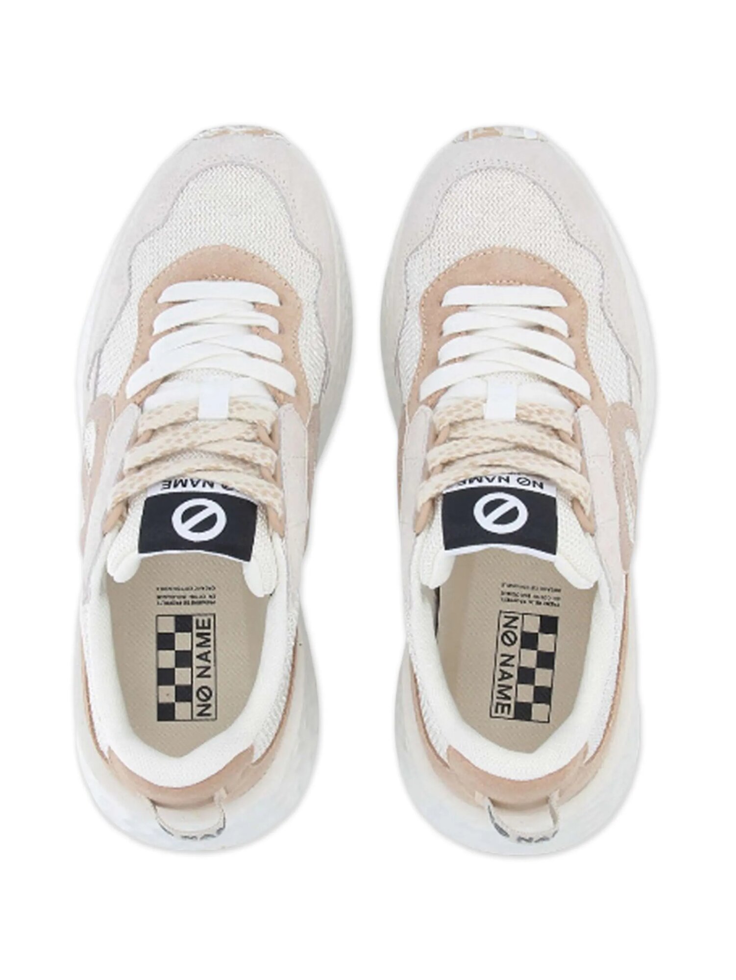Кроссовки NO NAME Logo panelled sneakers, размер 40, разноцветный — фото 1
