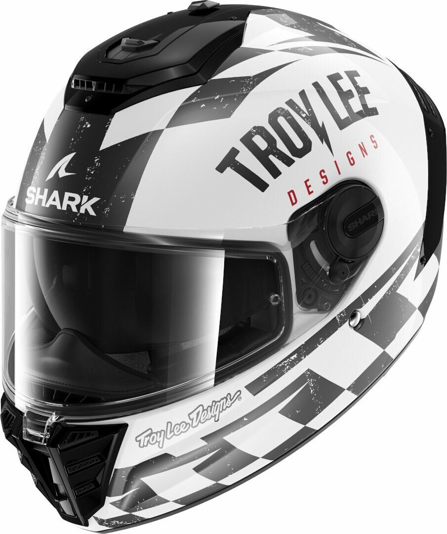 Мотошлем интеграл Shark SPARTAN RS RACESHOP White/Black/Red, XL