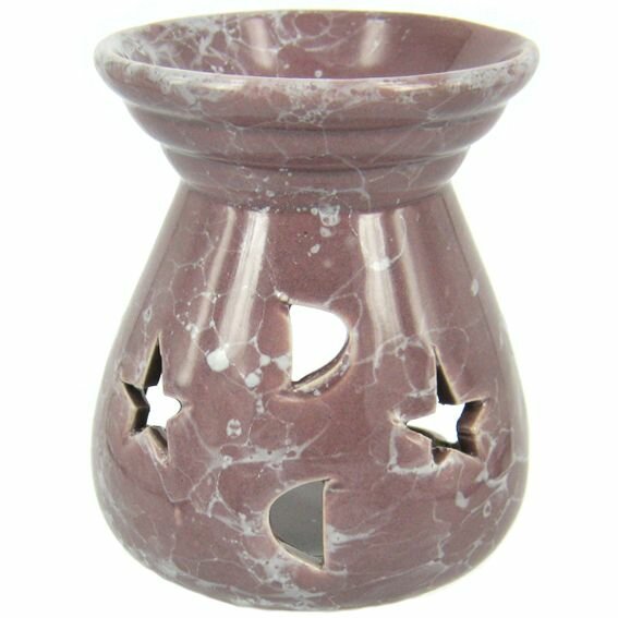 Аромалампа фиолетовая мраморное небо N315-20 (керамика, 8 см.), 1 шт.