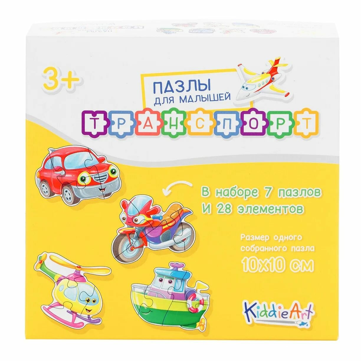 Пазл KiddieArt Транспорт, 28 деталей C22005