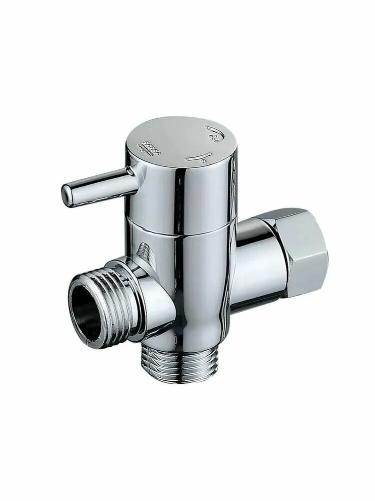 Дивертор для душевой системы(тропический душ) и смесителя душа 1/2*1/2*1/2