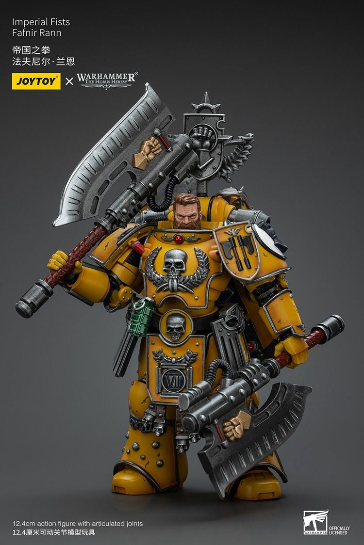 Фигурка JOYTOY Warhammer The Horus Heresy Imperial Fists Fafnir Rann / фигурка Joy Toy Имперские Кулаки Фафнир Ранн
