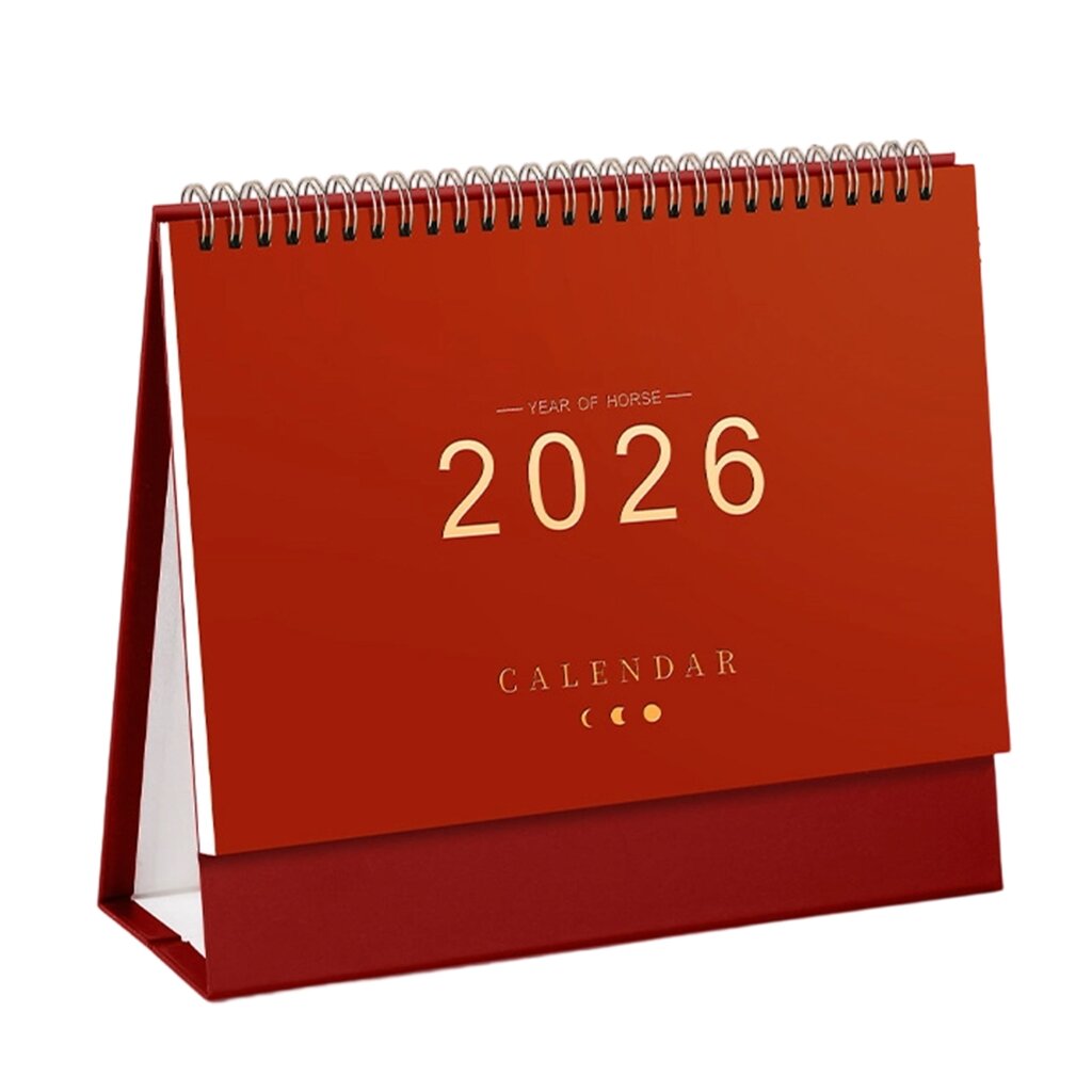 Миниатюрный календарь-планировщик 2026 года, Комбинированный блокнот, Компактный дизайн, удобство письма, Декоративные канцелярские принадлежности