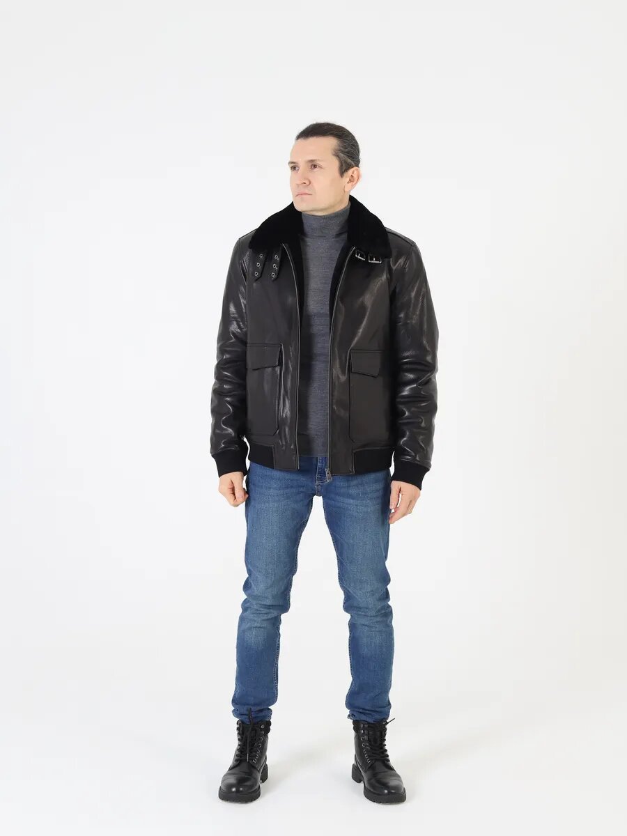 Куртка кожаная