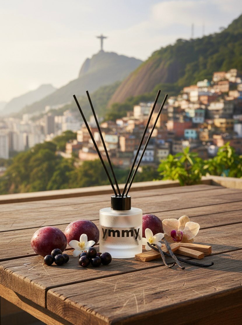 Аромадиффузор ymmy "Солнечная Бразилия", ручная работа, 100 мл