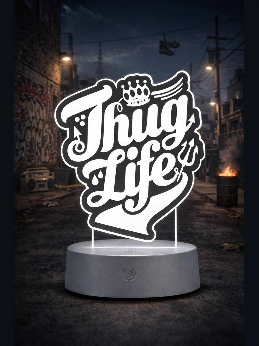 3D-Светильник Thug Life