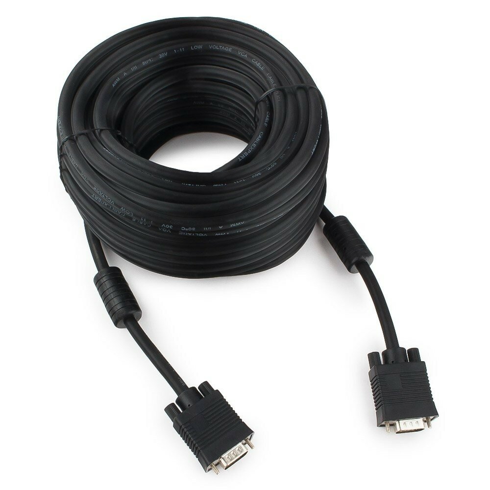 Видеокабель Gembird VGA (male)-VGA (male) 20 м