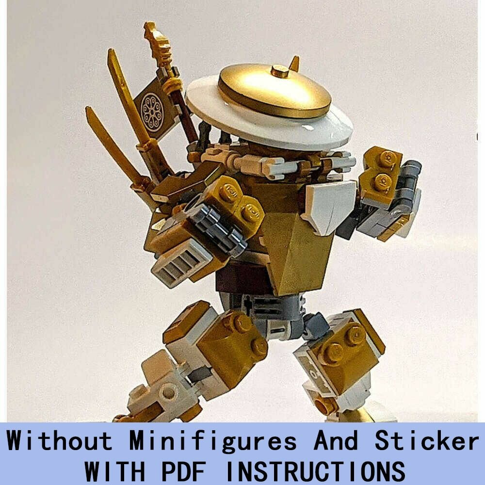 141шт. Конструктор Lloyd's GOLDEN MECH Ninjago Microfighters Набор строительных блоков