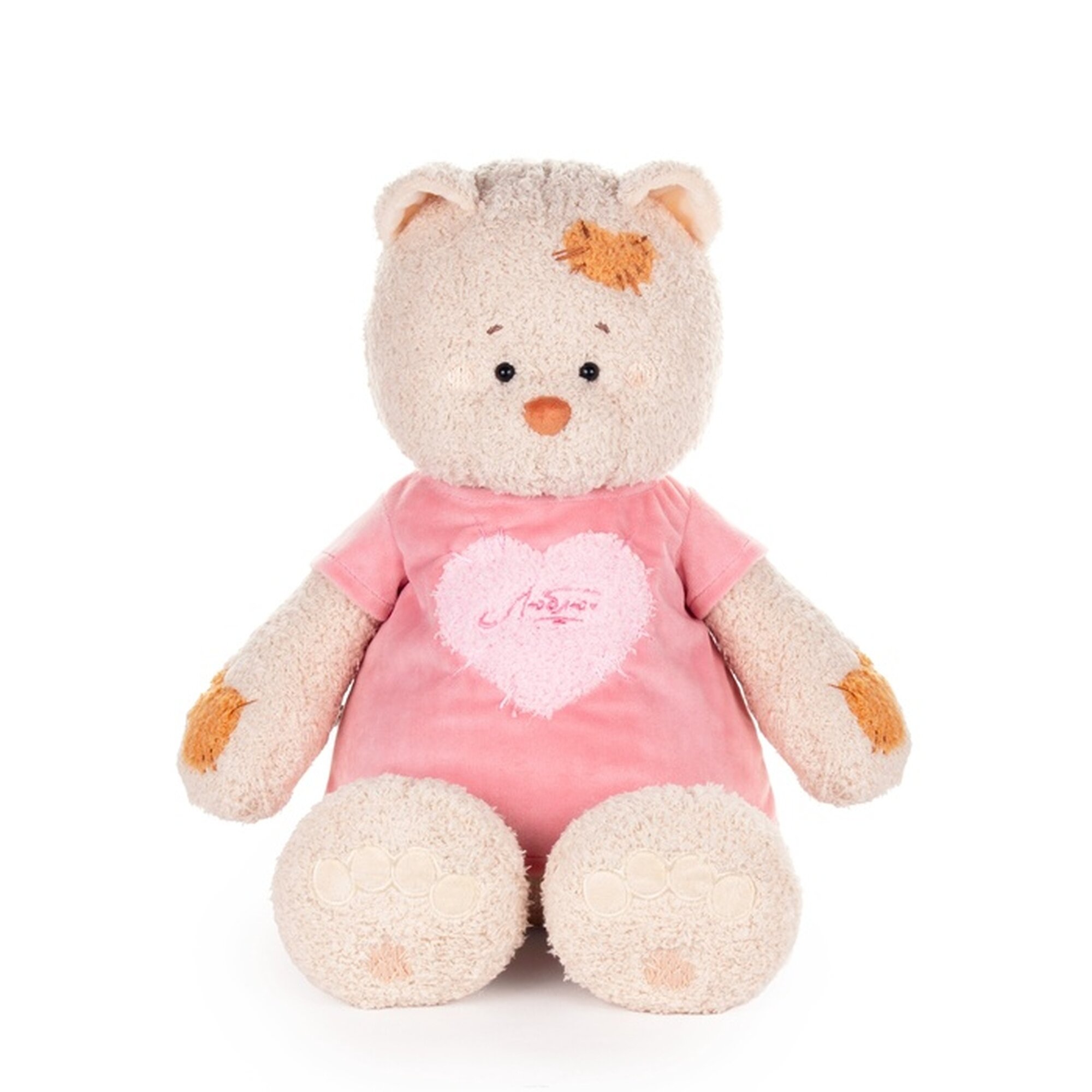 Мягкая игрушка KULT of Toys "Кошка Мэри", искусственный мех, синтепон, 37см