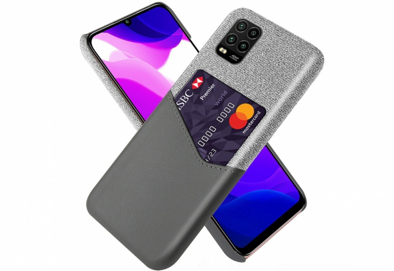 Чехол панель-накладка MyPads для OPPO A72 128GB и OPPO A52 из качественной импортной кожи с визитницей для банковских карт