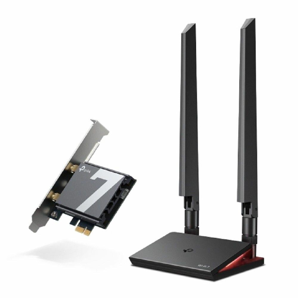 TP-Link Archer TBE550E BE9300 Трехдиапазонный беспроводной PCI Express-адаптер Wi-Fi 7 с поддержкой Bluetooth 5.4