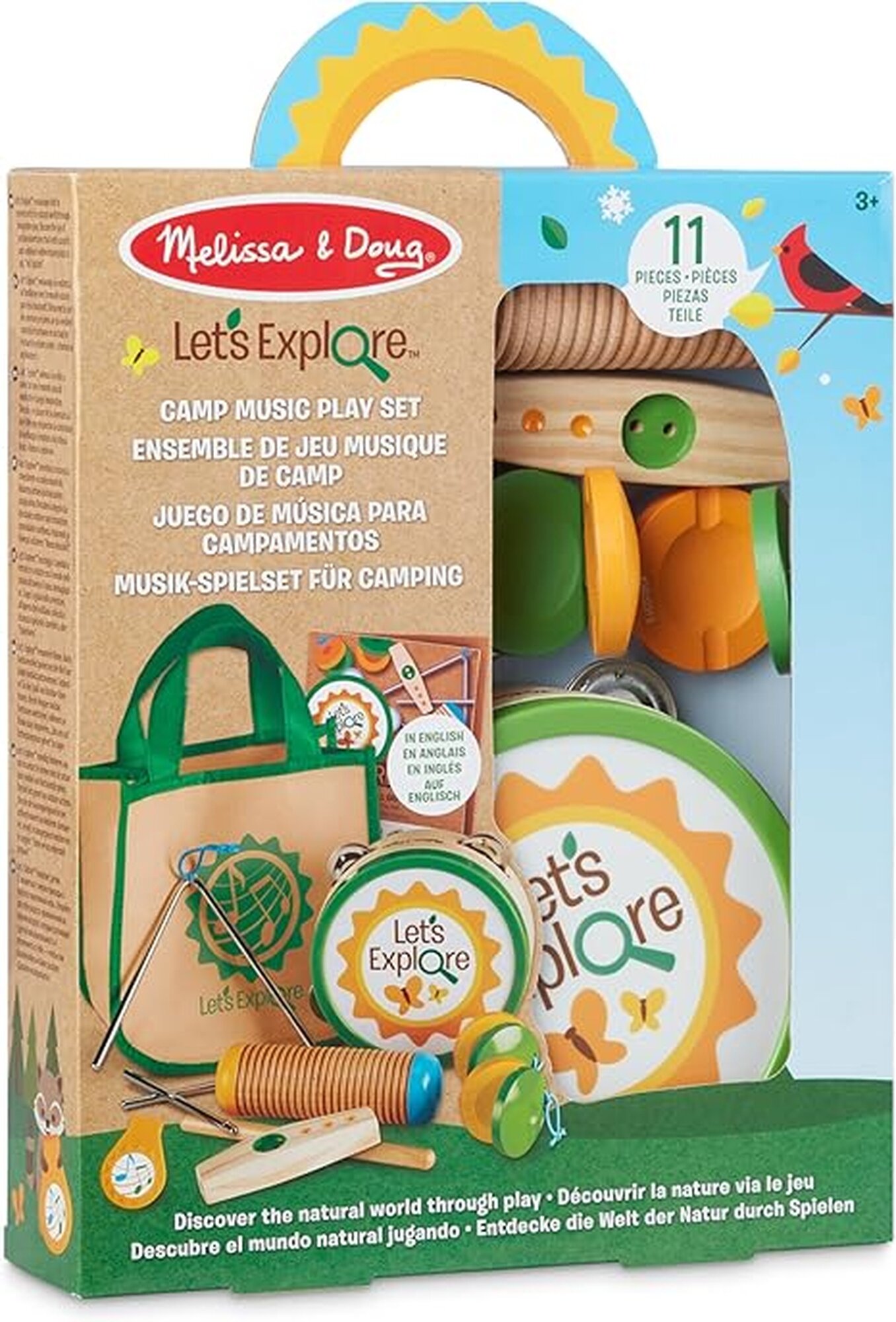 Игровой набор Melissa & Doug -" Давайте исследовать музыку в лагере", 10 эл.- 40808