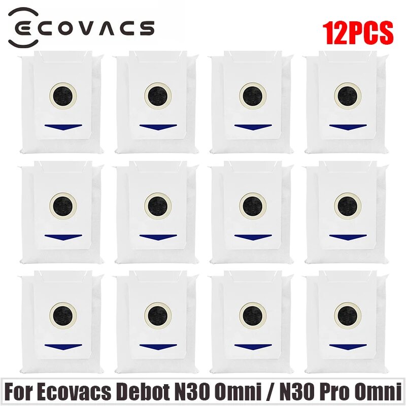 Аксессуары для Ecovacs Deebot N30 Omni Белый, 12PCS