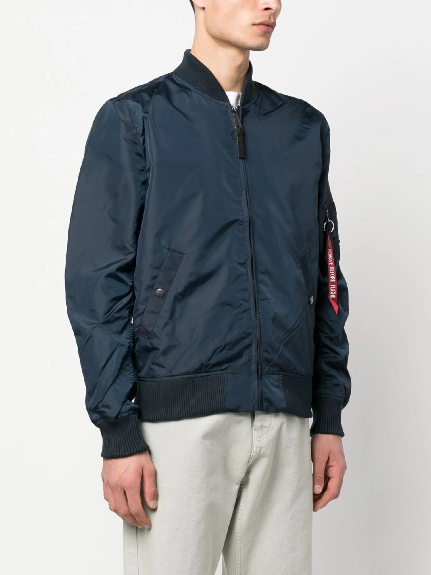 Бомбер ALPHA INDUSTRIES MA-1 TT, размер 50, синий — фото 1