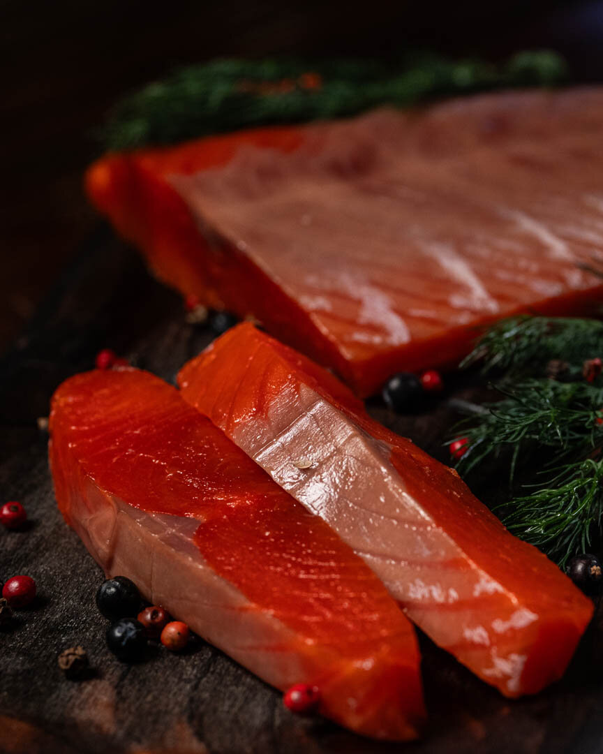 Филе нерки слабосолёное "Экспедиция", премиум, чистый продукт, 100г