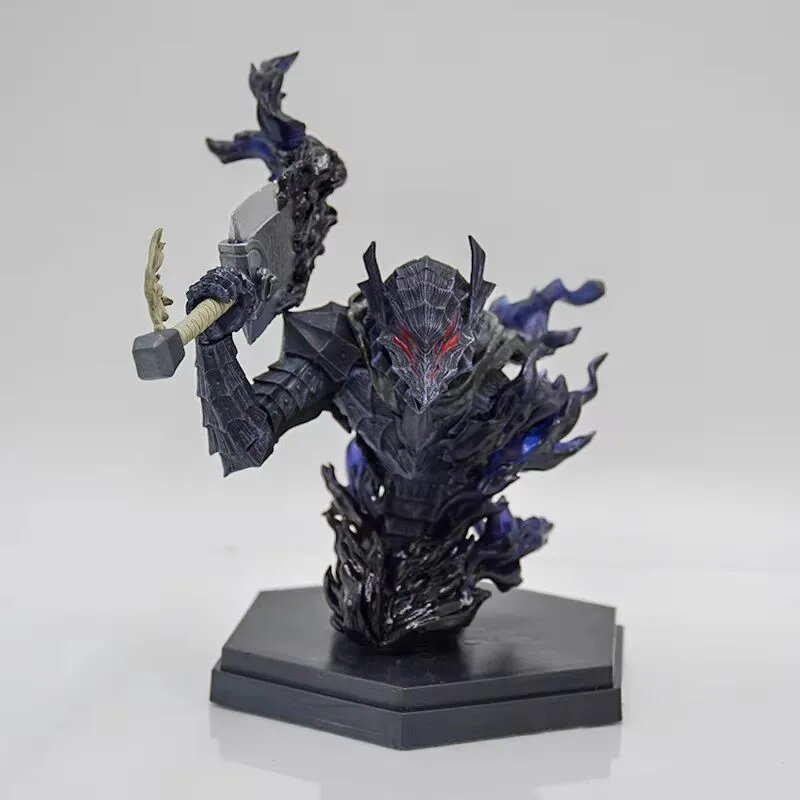 Фигурка Берсерк Гатс / Черный мечник / Berserk Guts Black Soldier (12см) - Фигурка коллекционная на подставке, для фанатов аниме — фото 1
