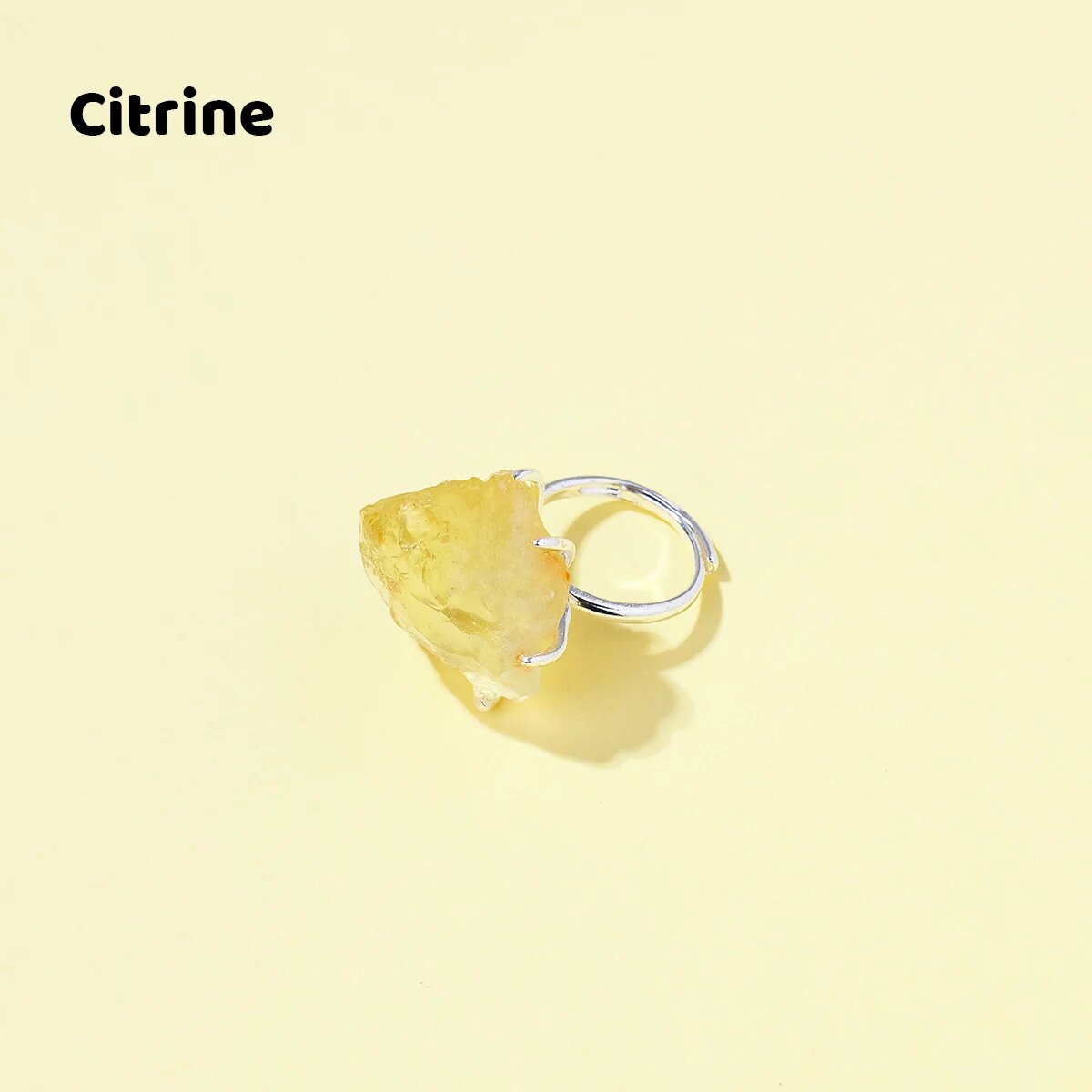 Необработанные кристаллы аметиста Runyangshi citrine