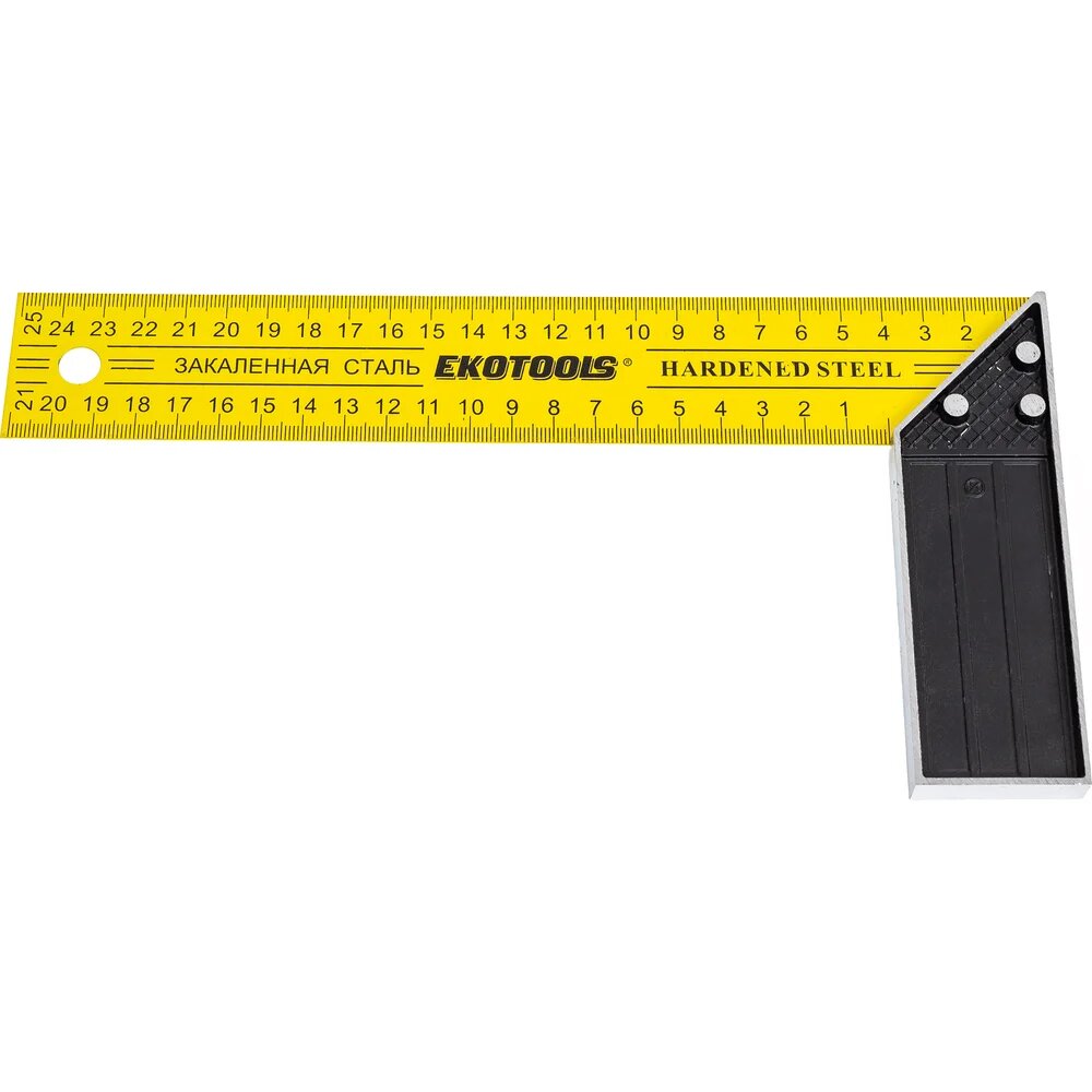 Столярный угольник EKOTOOLS металлический, 250 мм 6035125