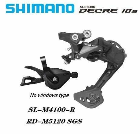 SHIMANO DEORE SLM4100-R Велосипедный переключатель (без окна) RDM5120-SGS Задний переключатель, 2x10 скоростей