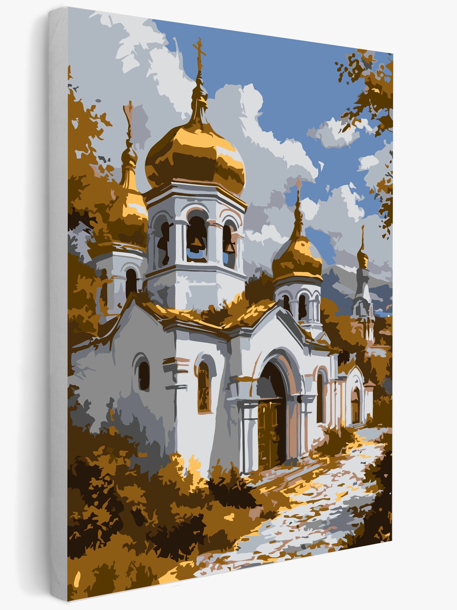 Картина по номерам церковь