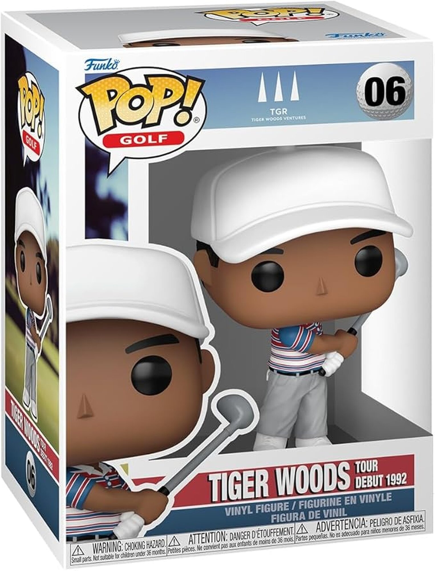 Фигурки Funko Pop Golf - Коллекционная фигурка Tiger Woods /Тайгер Вудс - Фанко 06