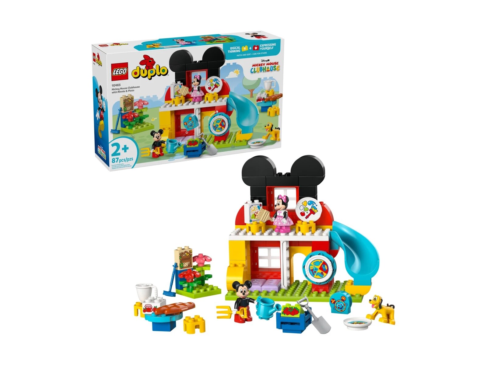 Конструктор LEGO DUPLO 10465 Клуб Микки Мауса с Минни и Плуто, 87 дет.