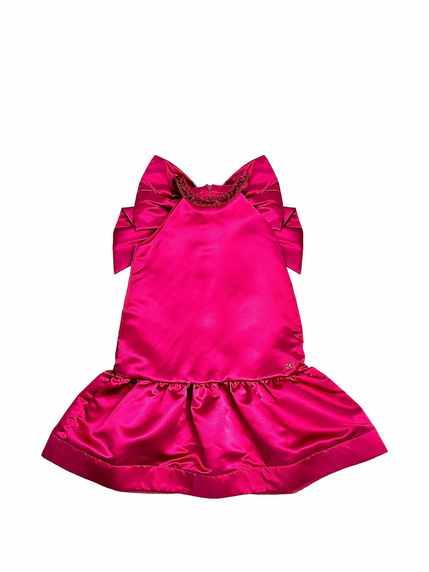 Платье Bow ruffled dress