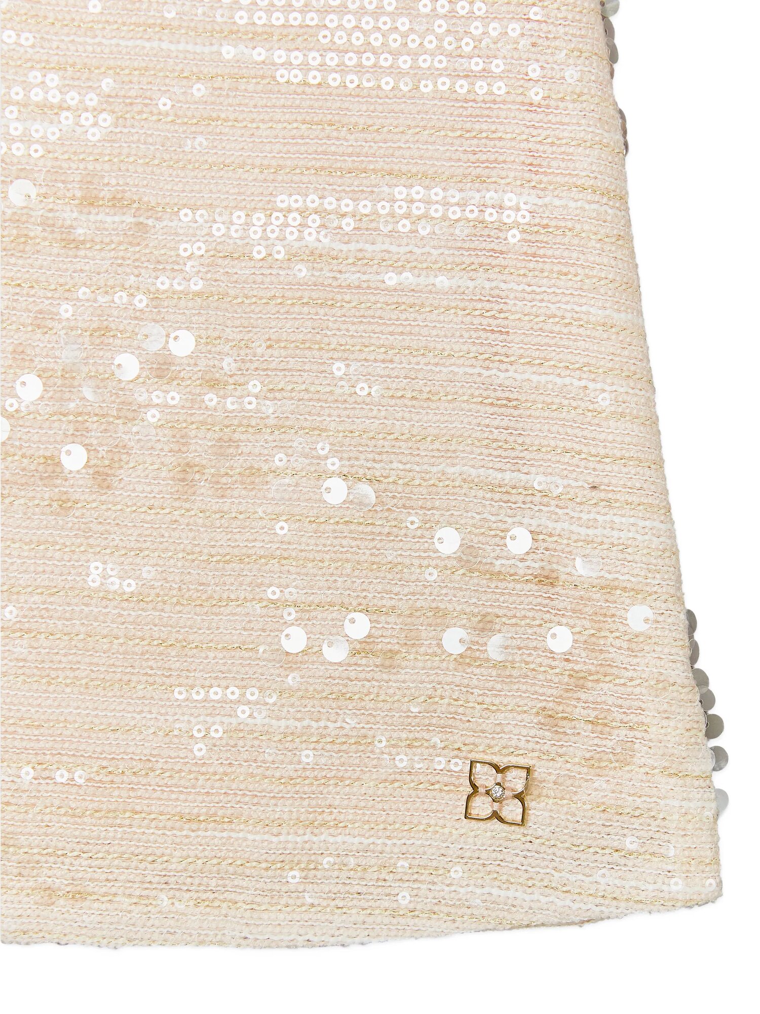 Платье BCBGMaxAzria Sequin ruffle dress, размер 14 лет, разноцветный — фото 1