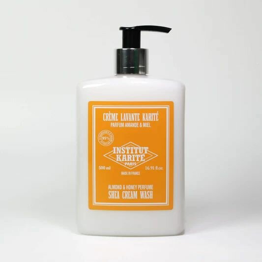 Institut Karite - Shea Cream Wash Almond & Honey Крем-гель для душа с маслом ши, миндалем и медом 500 мл