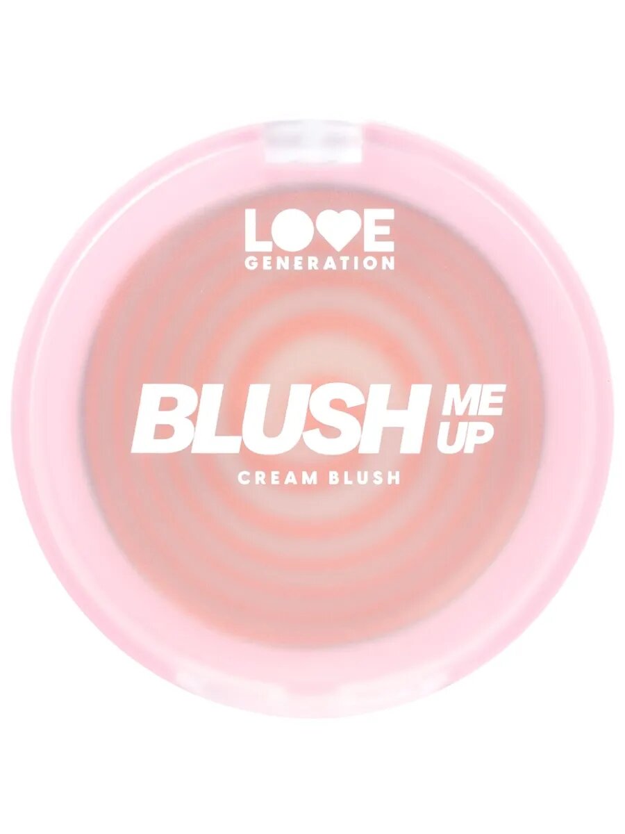 Румяна для лица Love Generation кремовые персиковые Blush Me Up тон 01