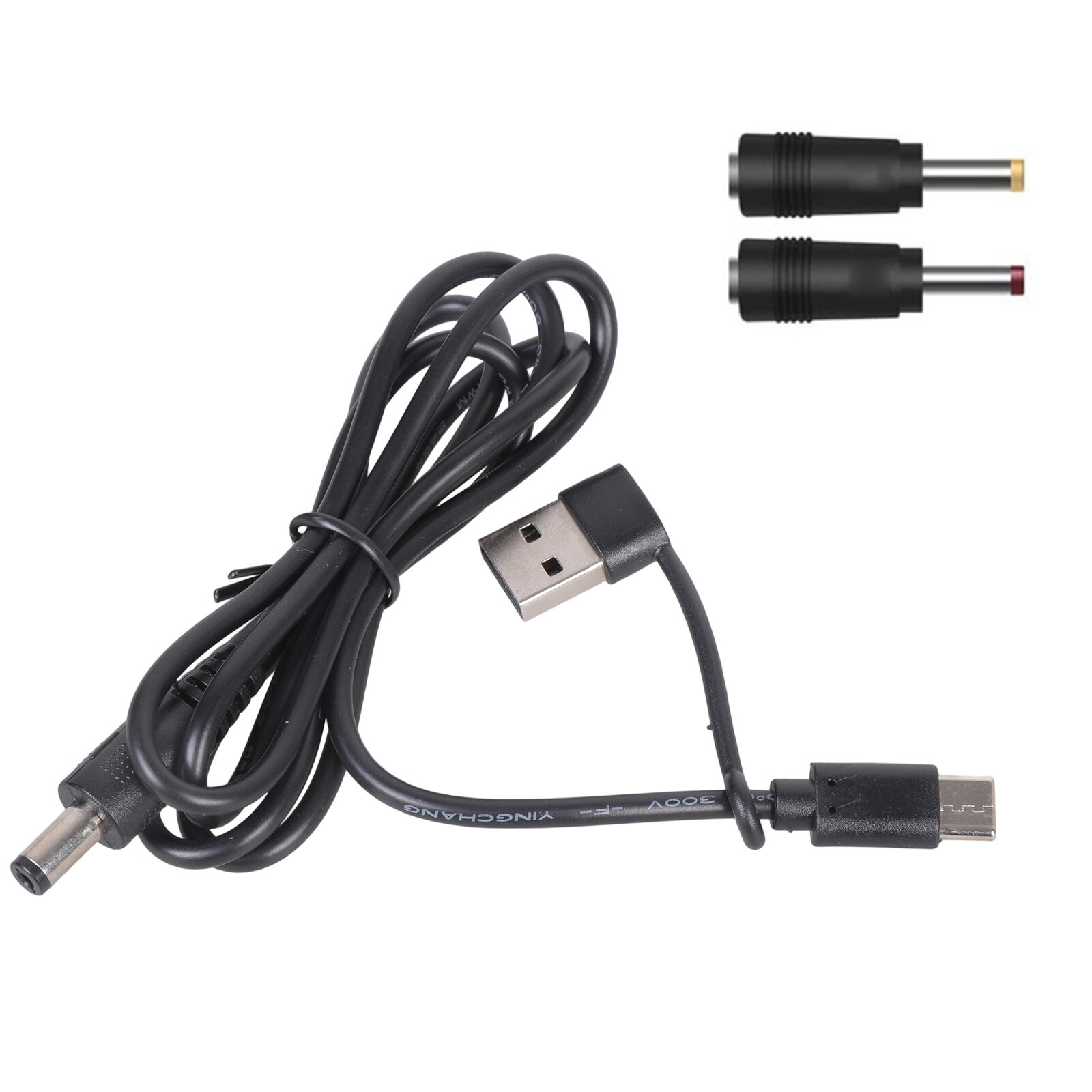 Кабель питания для устройств 12 В c разъемом USB Type C и адаптерами
