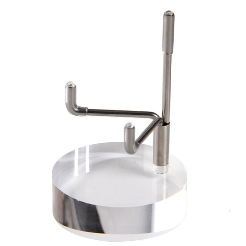 Акриловая подставка для камней, Маленький - Круглое дно