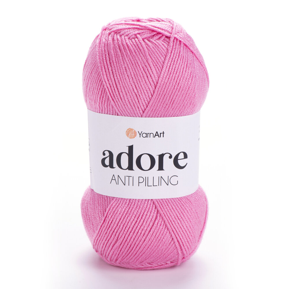 Пряжа для вязания YarnArt Adore 339 ярко-розовый 100 гр/280 м 100% антипилинг акрил