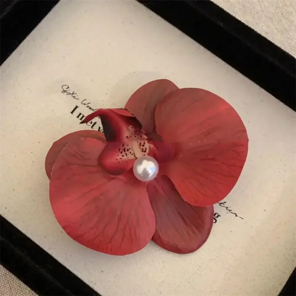Заколка для волос с цветком, Hair clip G