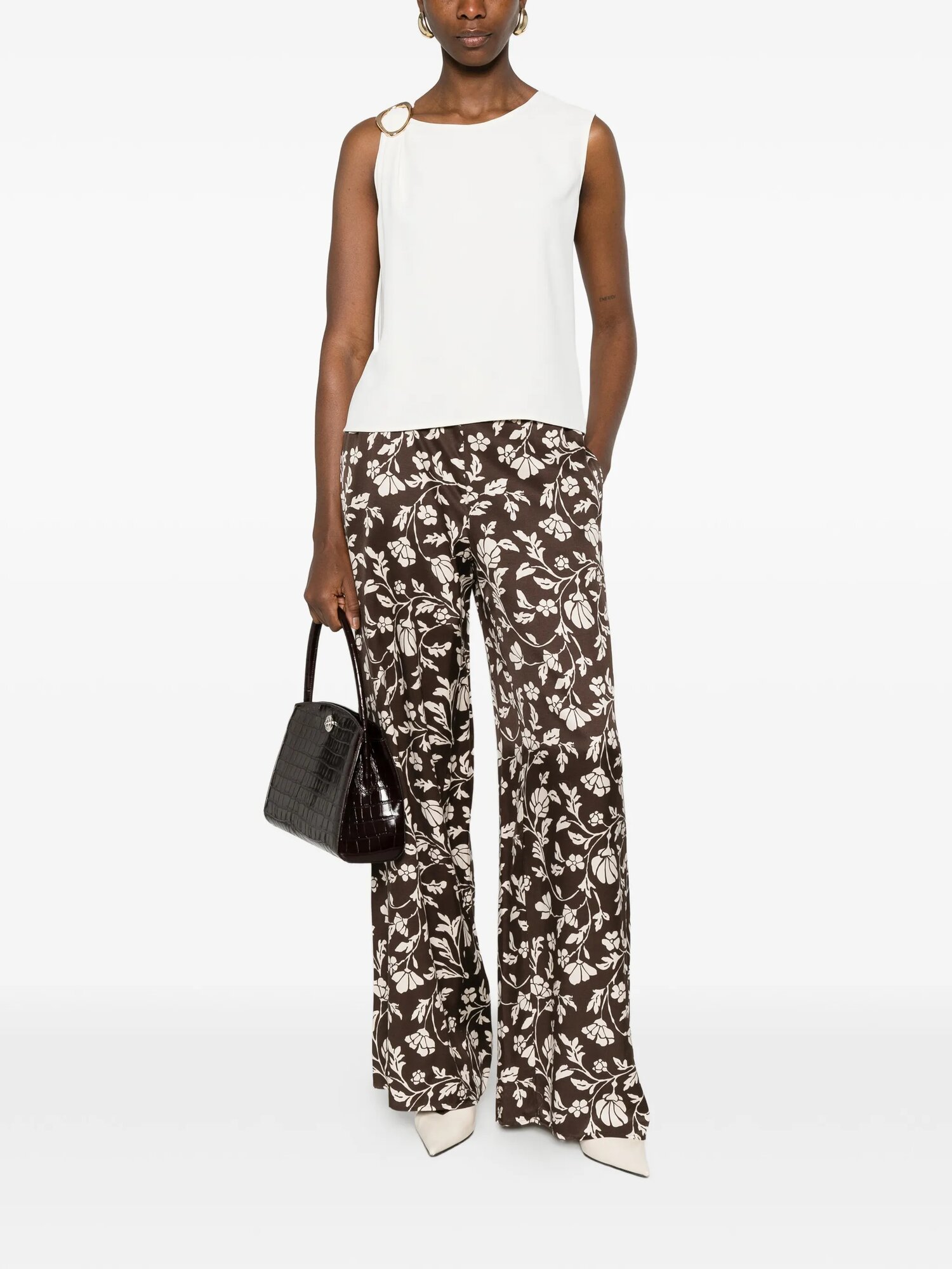 Брюки PennyBlack Floral-pattern trousers, размер 42 — фото 1