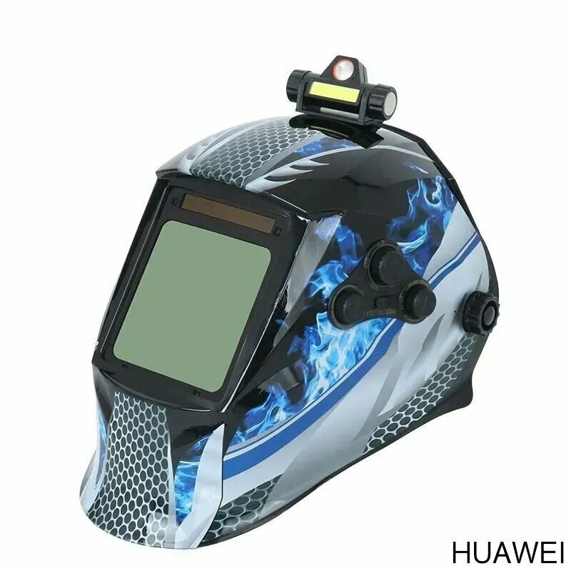 Маска сварочная, Большой цветной экран, Предпочтительное рабочее оборудование для сварщиков 100 x 90 мм, DIN 4/5-13 (с внешней регулировкой)