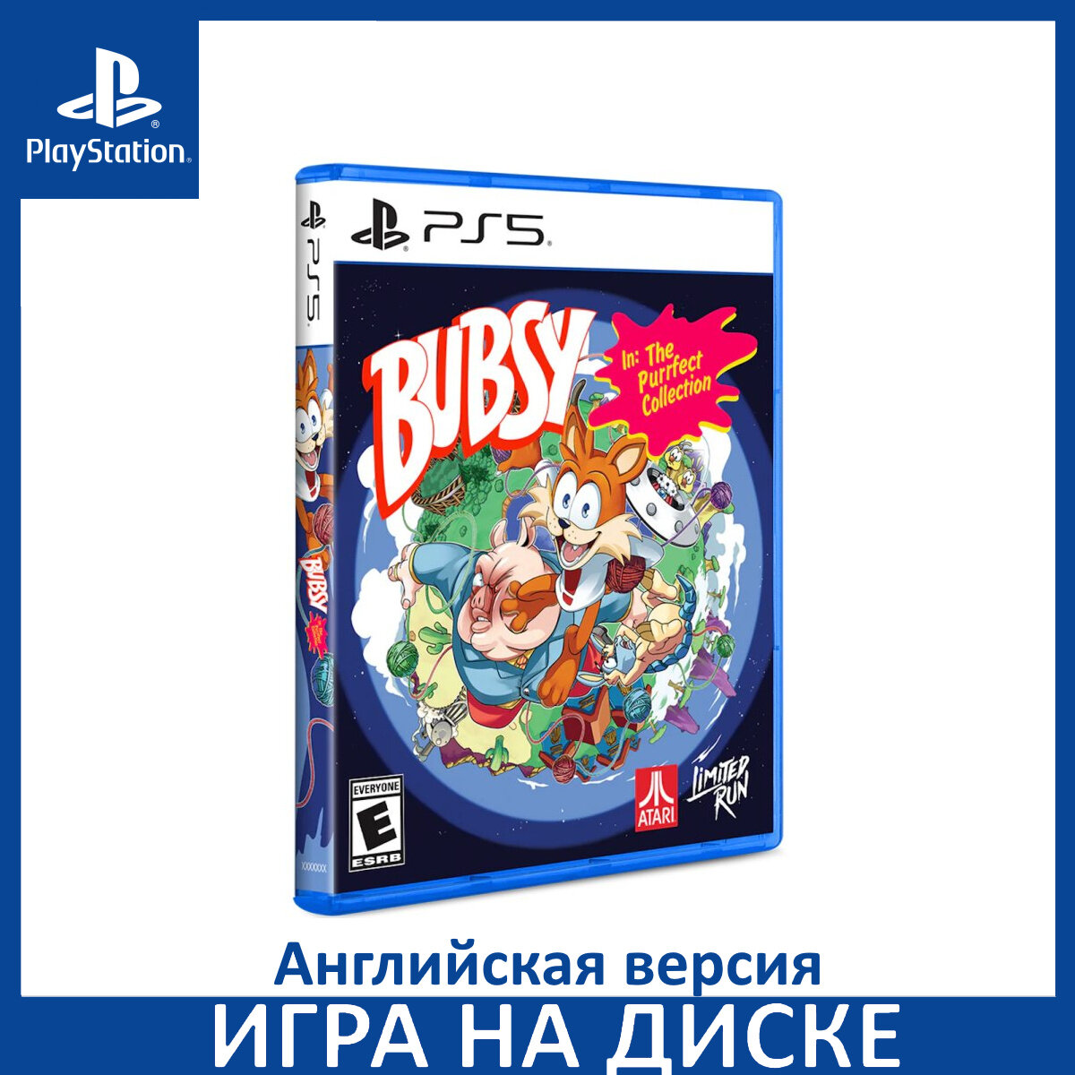 Игра Bubsy in: The Purrfect Collection (Limited Run) PS5 Английский язык Диск на PlayStation 5