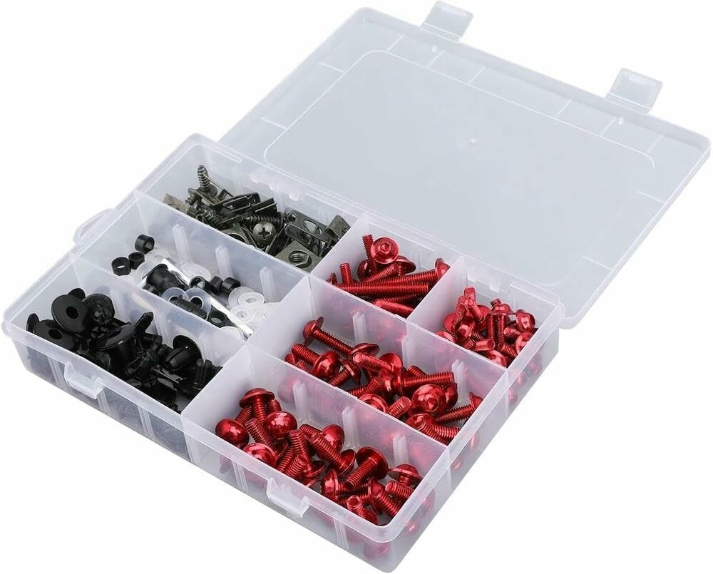 Болт-гайки мотоцикла, болт обтекателя, болты для лобового стекла, набор винтов, зажимы для Yamaha YZF R6 R1 R3 R25 FZ07