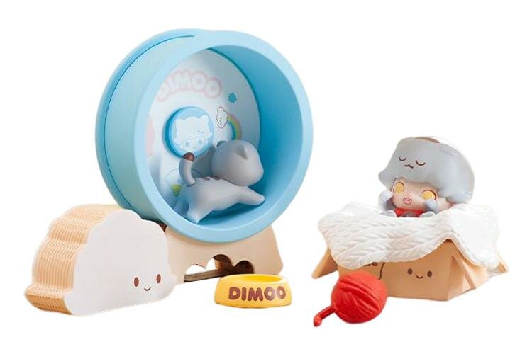 Игрушки унисекс POP MART DIMOO "Парк Аттракционов", Confirmed-Pouting Cat (Open)