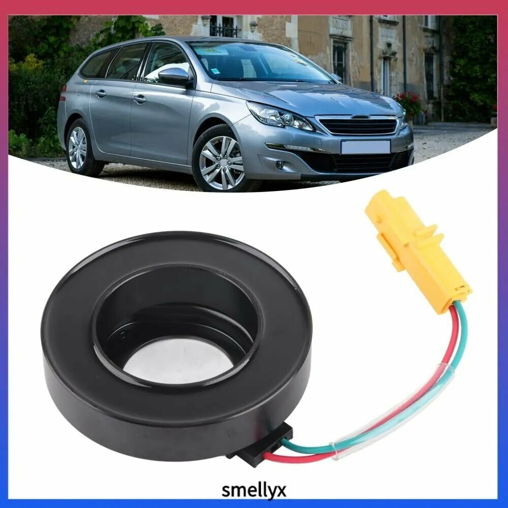Магнитная катушка компрессора кондиционера, заменитель для Peugeot 307 308 408 508, надежная и долговечная