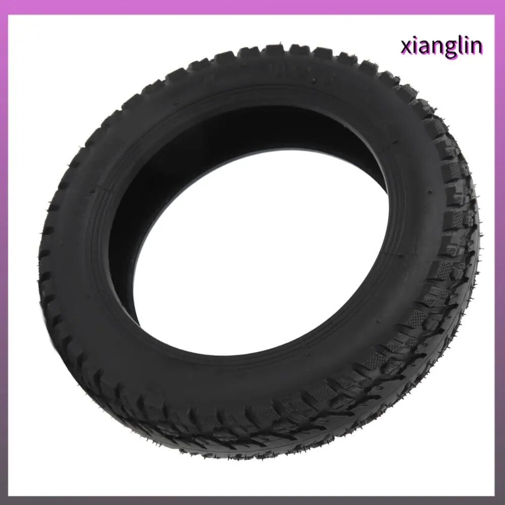 Покрышка для электросамоката 10x2-6,1 из резины, черная