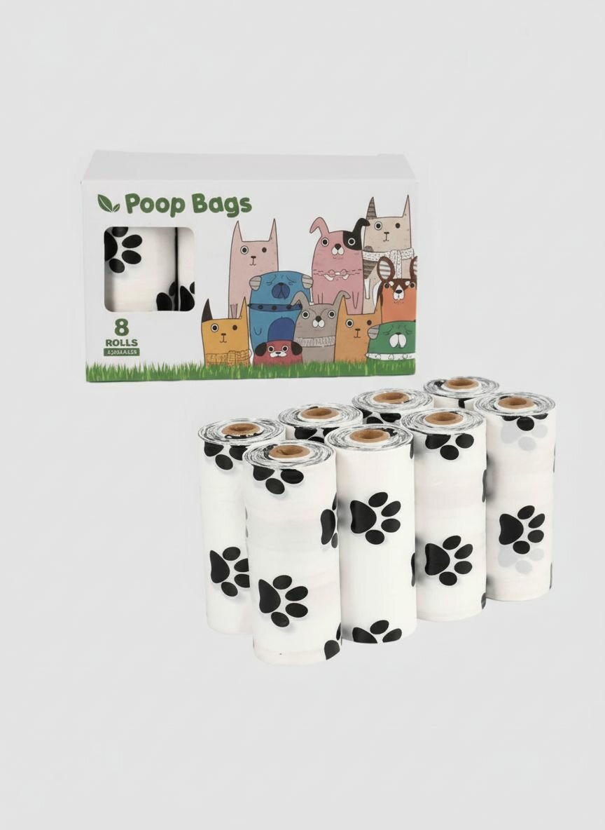 Пакеты для выгула собак биоразлагаемые 120шт Mavi&Pets