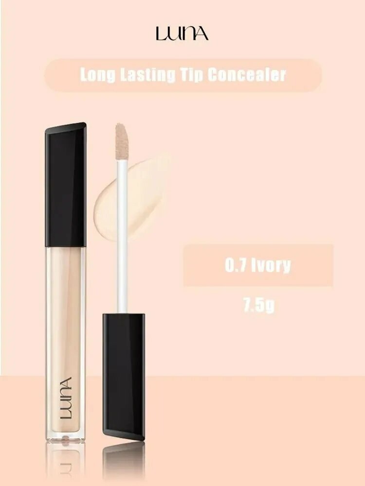 Консилер для лица LUNA Long Lasting Tip Concealer 7.5g - #0.7 Ivory