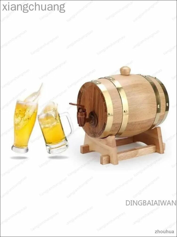 Бочка дубовая 5 литра Classic edition , для алкоголя, емкость для брожения, для интерьера, бочонок дубовый