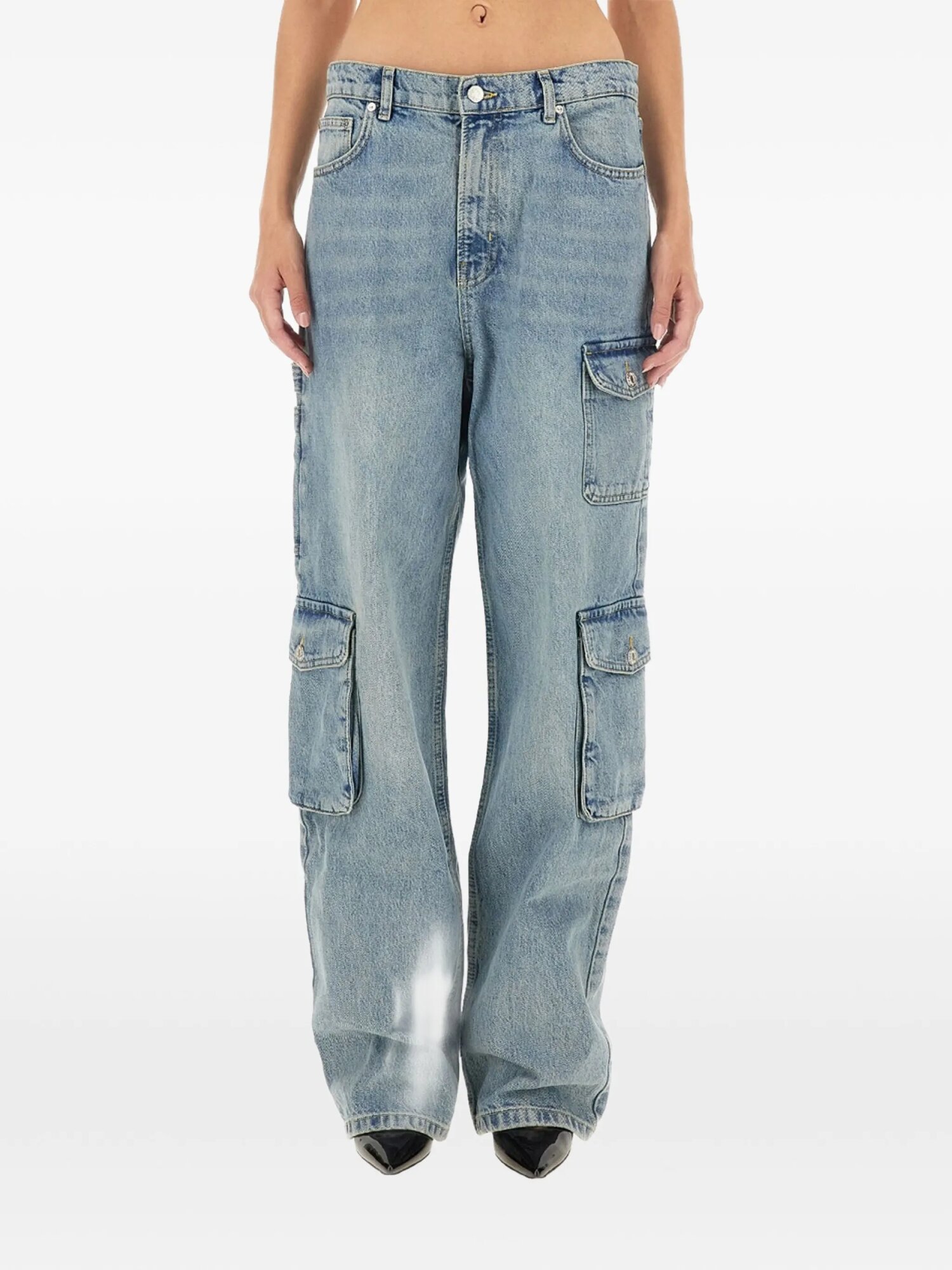 Брюки Button cargo pants